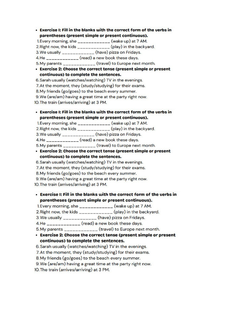 PS and PC Exam Activity | PDF