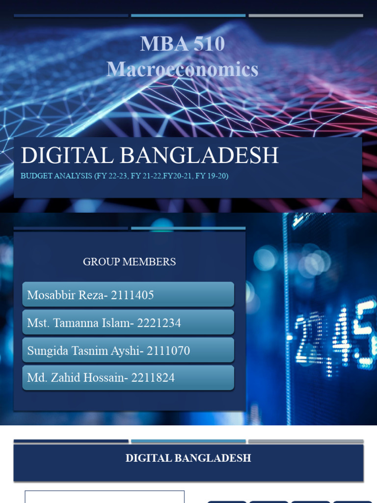 Digital Bangladesh Vision and Budget Analysis | PDF | Interoperability ...