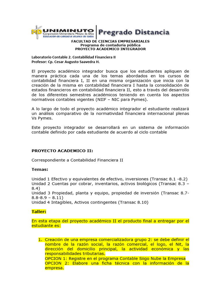 Contab Fin 2-Laboratorio Contable 2 2020 65 | PDF | Contabilidad | normas internacionales de ...