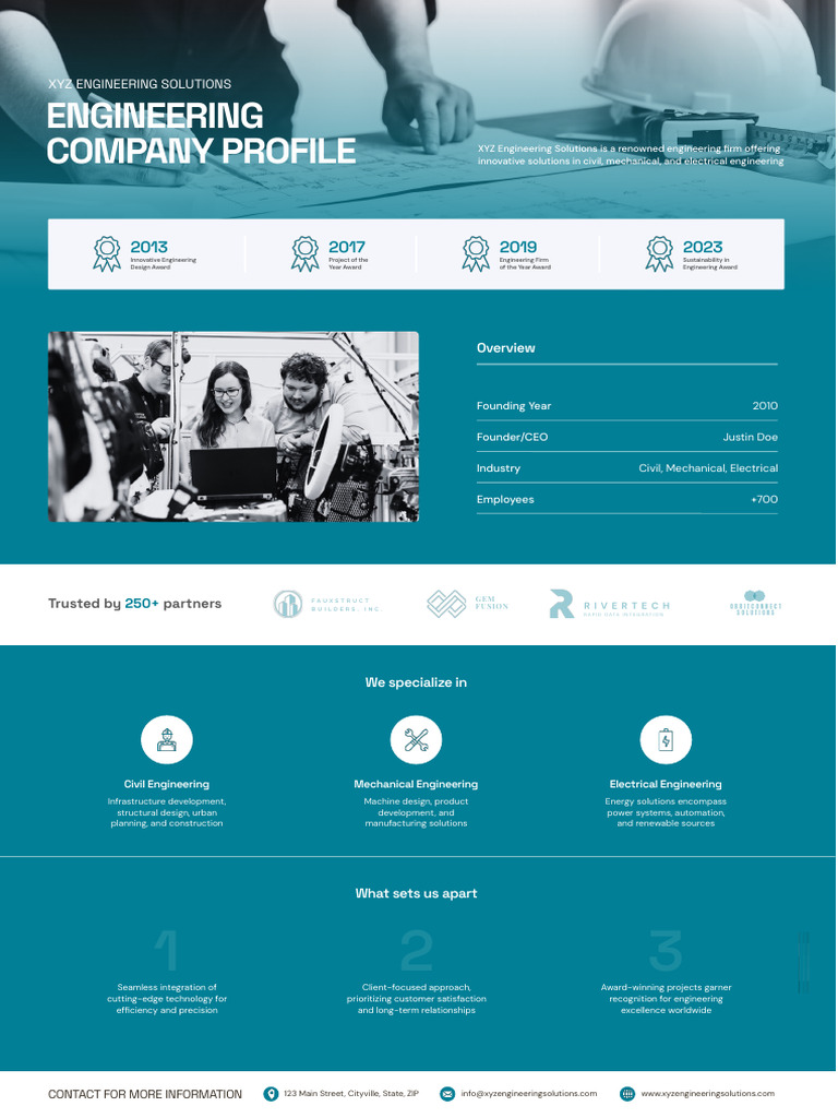 Engineering Company Profile | PDF | Engineering | Economies