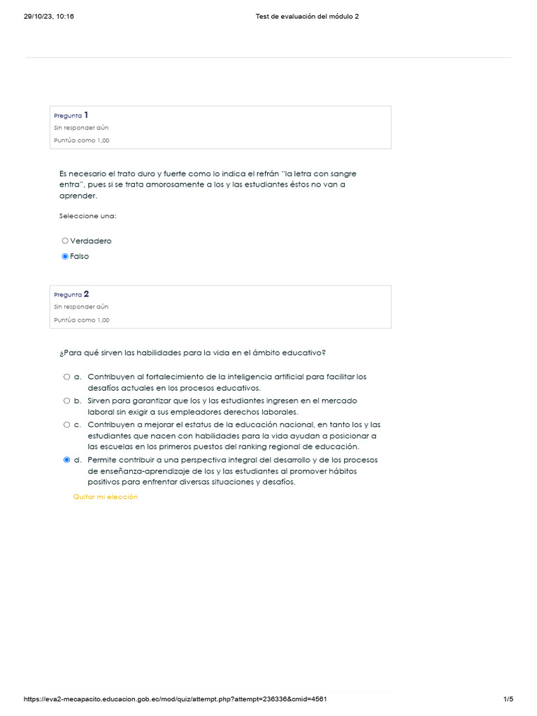 Evaluación Habilidades Educativas | PDF | Las emociones | Empatía