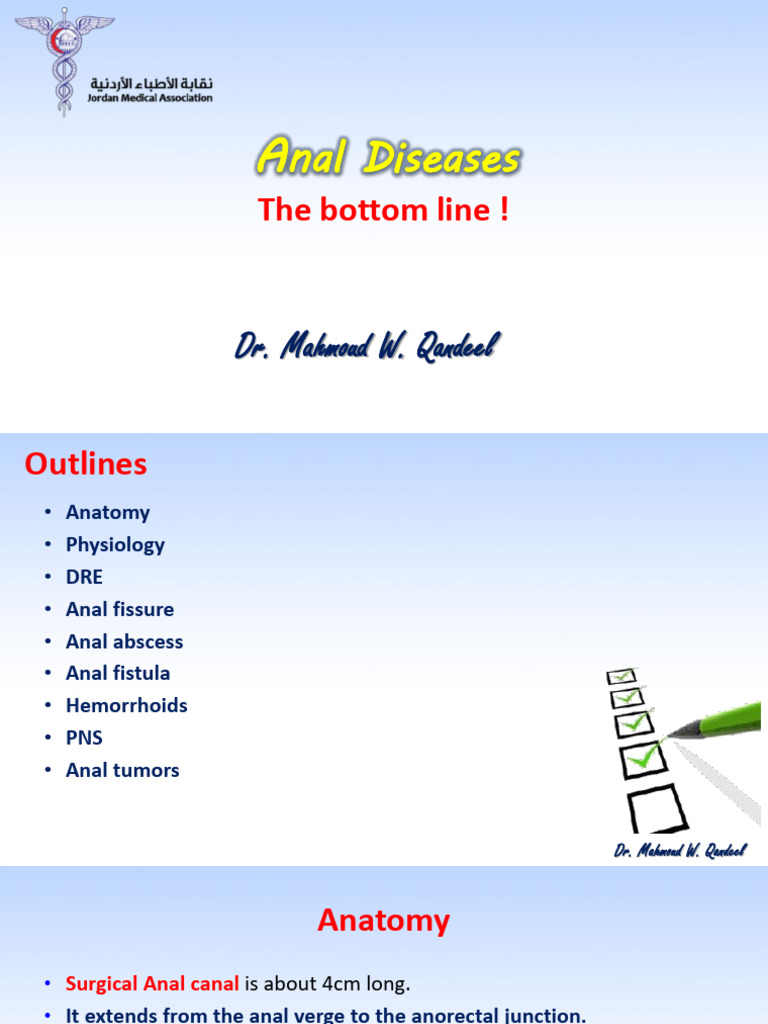 Nal Diseases: The Bottom Line ! | PDF | Rectum | Hemorrhoid