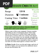 D&D 5E Beast Shapes Overview | PDF | Zoology
