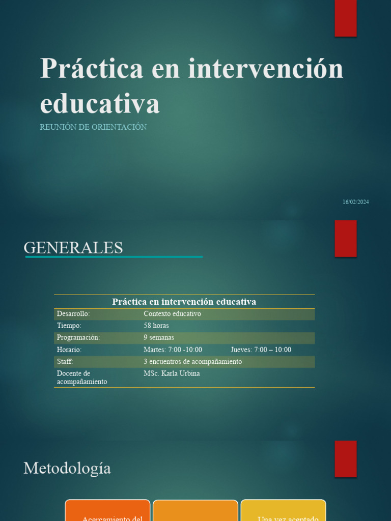 Práctica en Intervención Educativa | PDF | Crecimiento personal y profesional