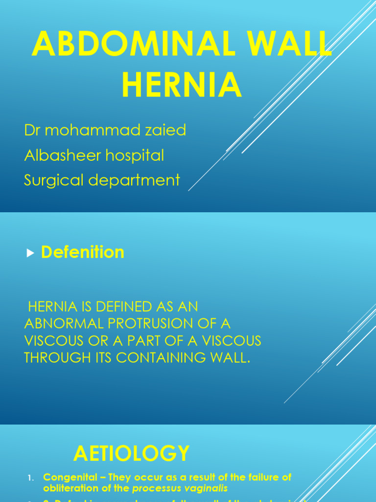 Hernia | PDF | Abdomen | Anatomy