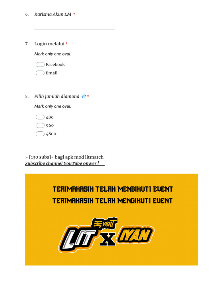 ? Event Diamond Litmatch ? | PDF