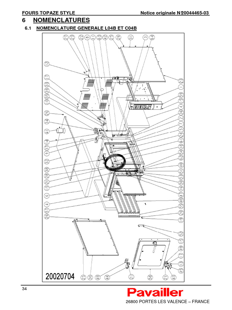 Notice Fours Topaze Style N°20044465-03 | PDF