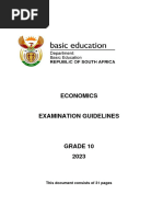 Economics Grade 10 Eclassroom Term 3 Notes | PDF | Taxes | Mining