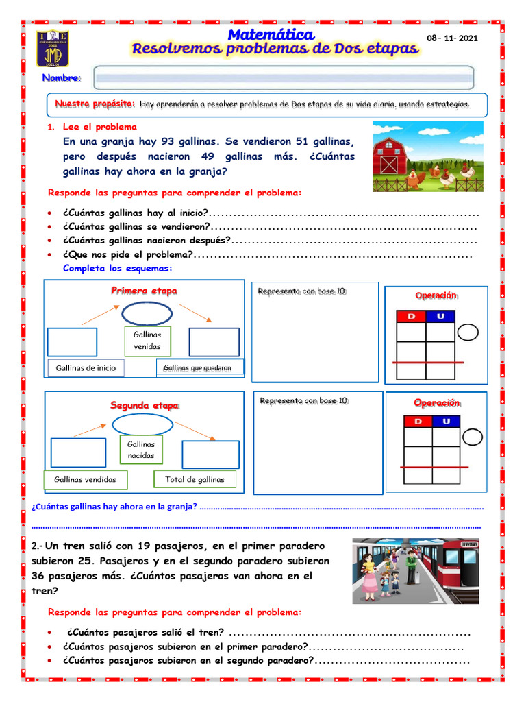 Resolvemos Problemas de 2 Etapas | PDF
