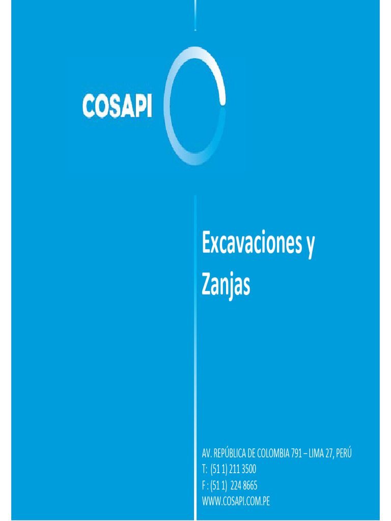 Excavaciones y Zanjas | PDF | Suelo | Agua