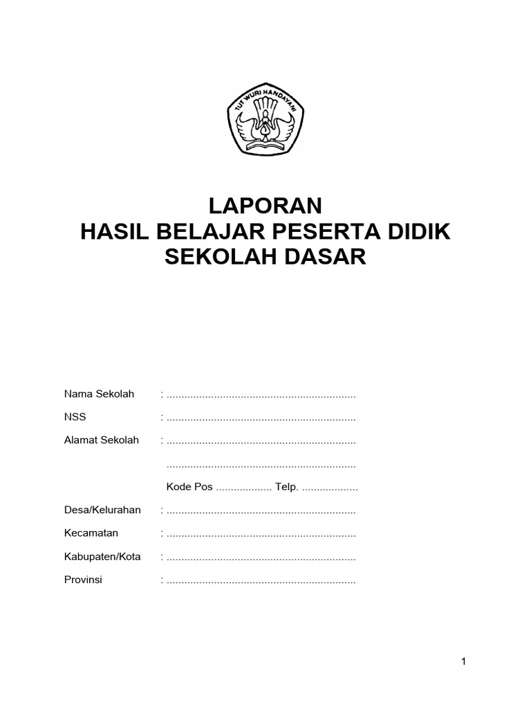 Rapor Contoh Diskripsi | PDF