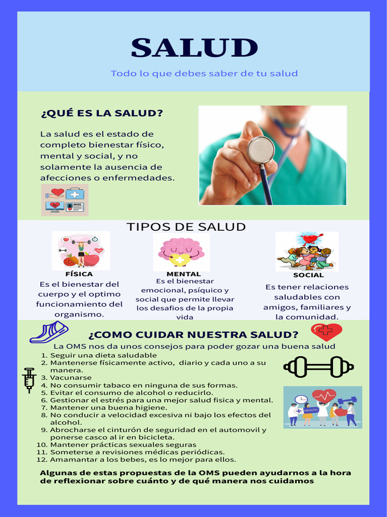 Infografia Sobre La Salud | PDF | Salud y bienestar