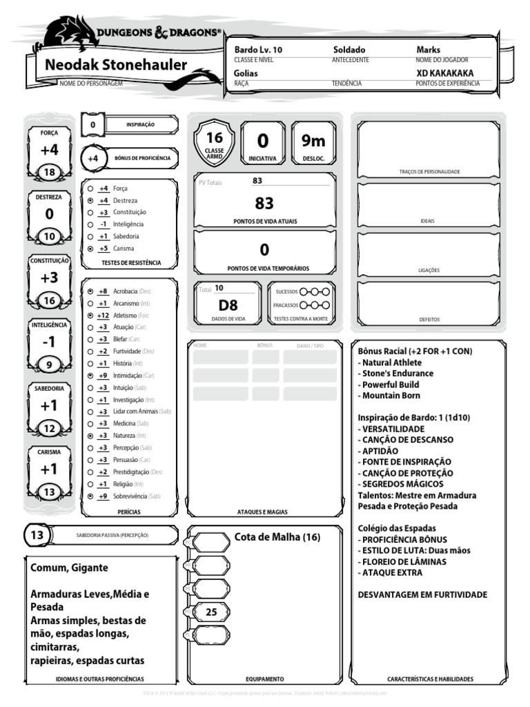 Ficha Do Marks | PDF