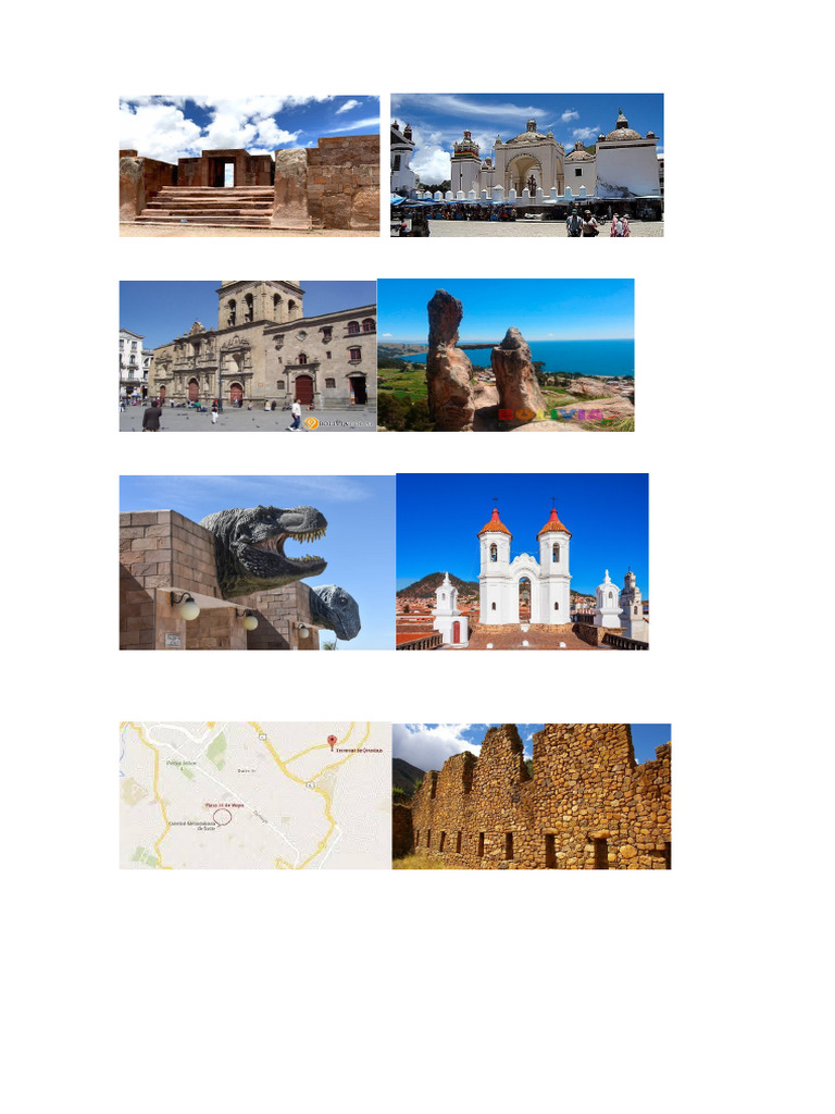 Dibujos de Lugares Turisticos | PDF