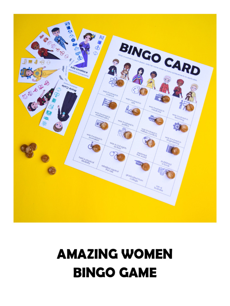 Famous Women Bingo 2021 Mnmhia | PDF