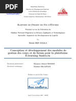 Exemple de Rapport PFE Informatique | PDF | Informatique