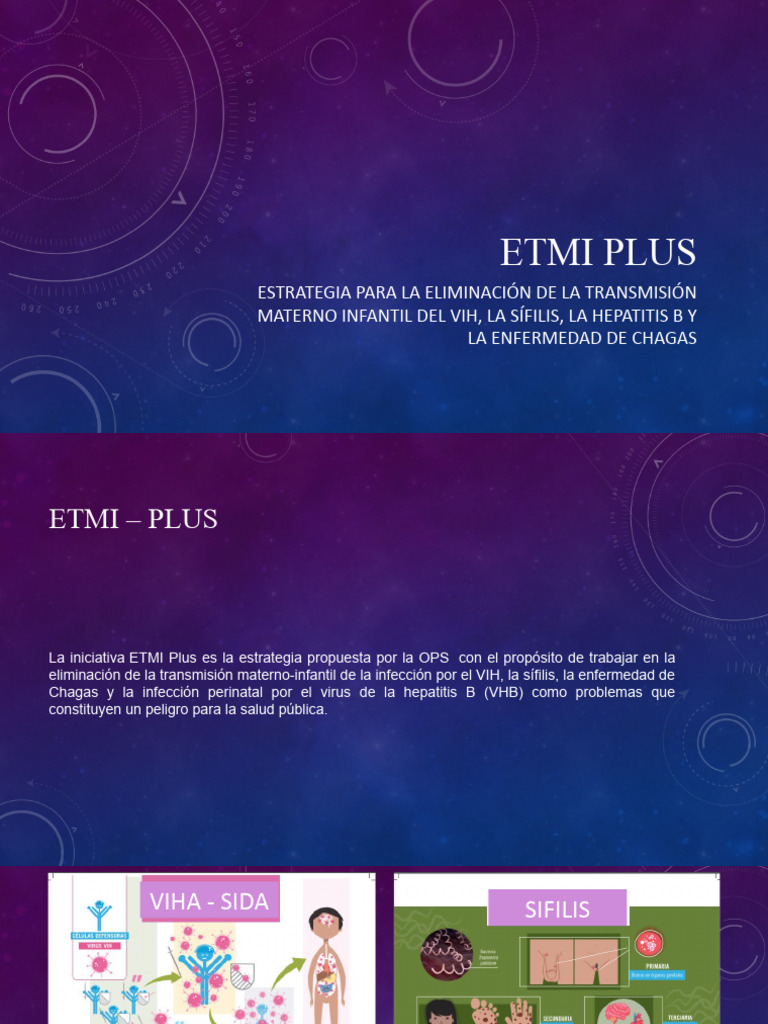 Estrategia ETMI Plus: Eliminación VIH y Sífilis | PDF | Parto | El embarazo