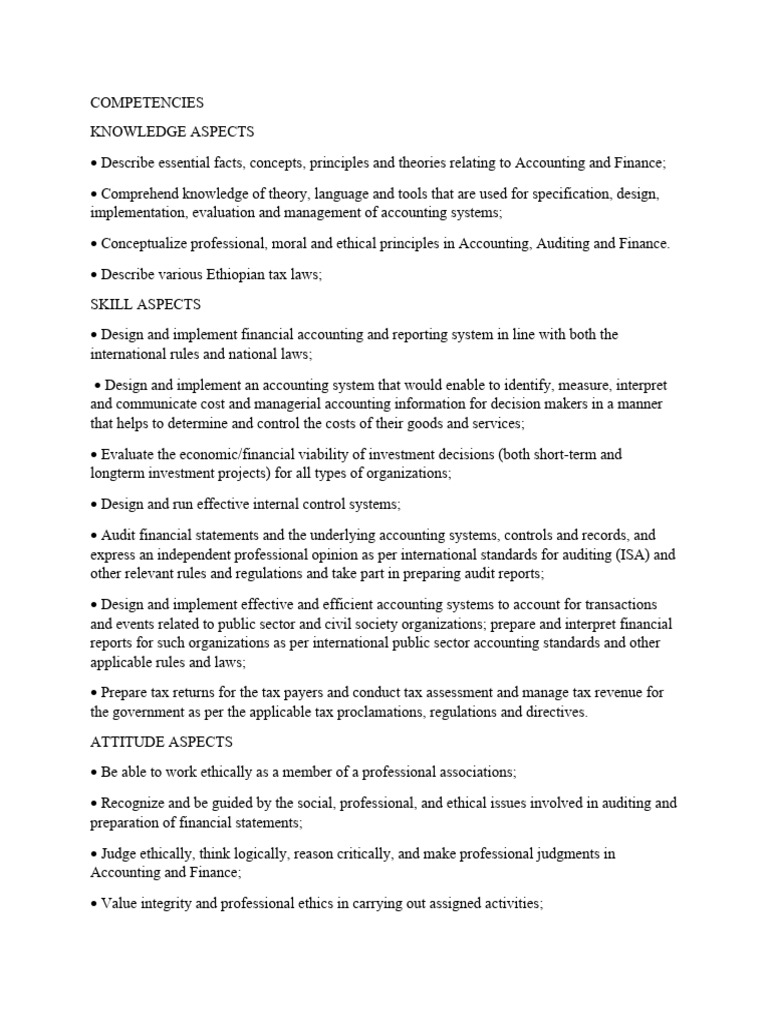 Accounting & Finance Exit Exam Practice Questions | PDF | Debits And ...