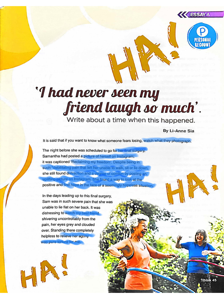 Personal Recount - Model Essays | PDF