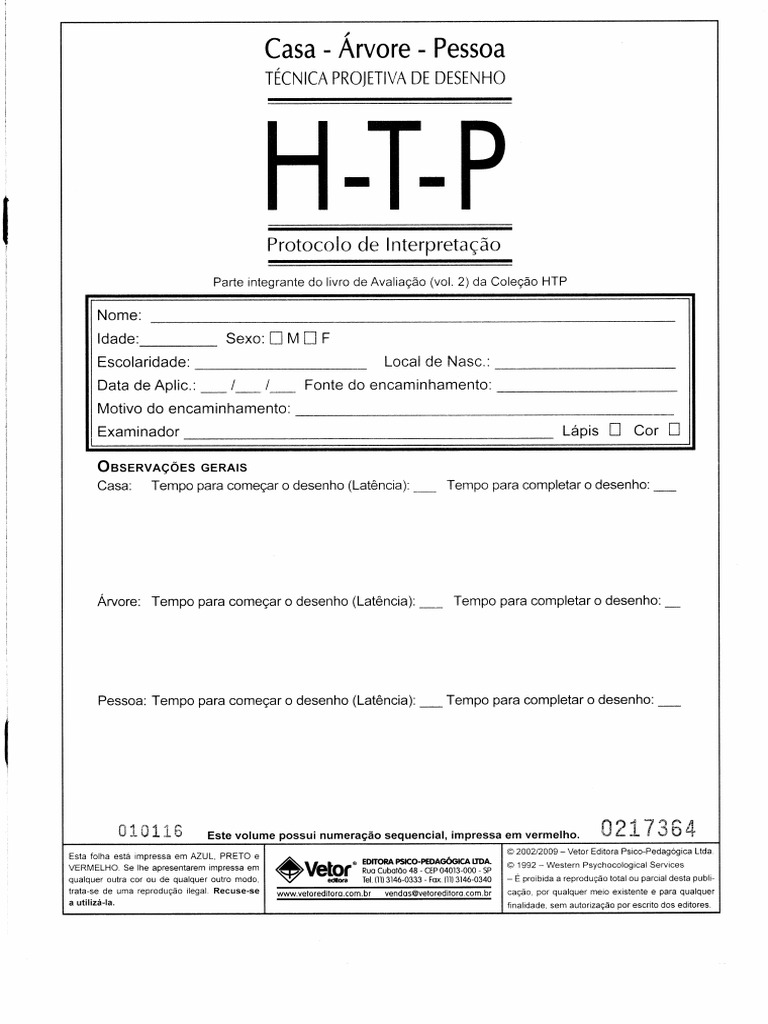 Protocolo + HTP | PDF