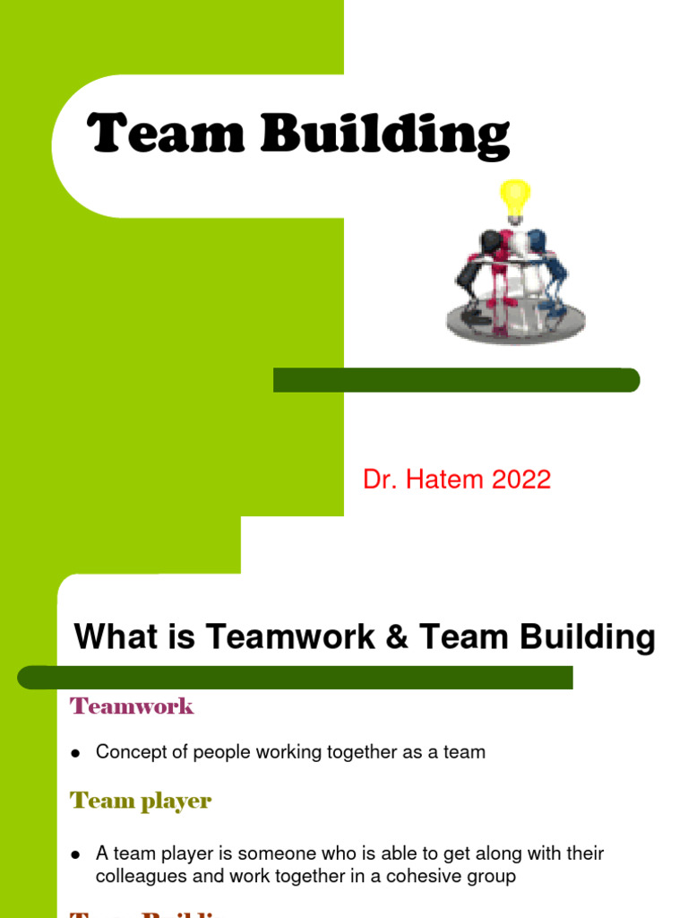 Team Buiding 2022 | Download Free PDF | Team Building | Psychological ...