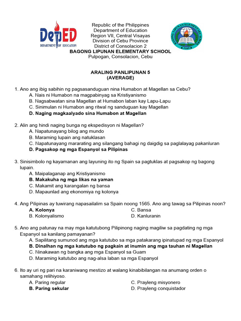 AP 10 Average Questions | PDF