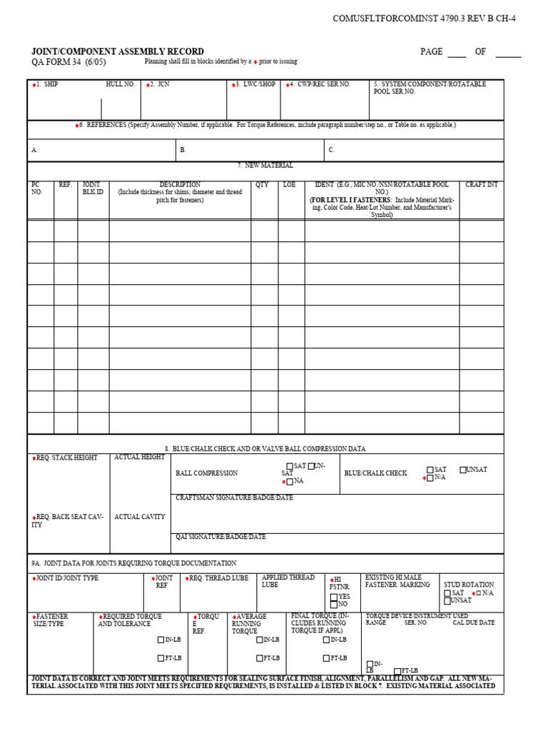 Qa Form 34 | PDF | Mechanical Engineering