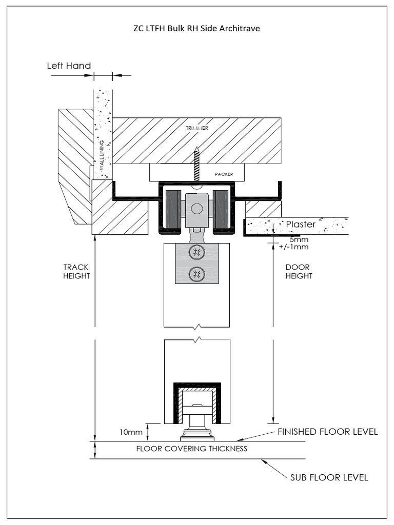 ZC LTFH Bulk LH Side Architrave | PDF