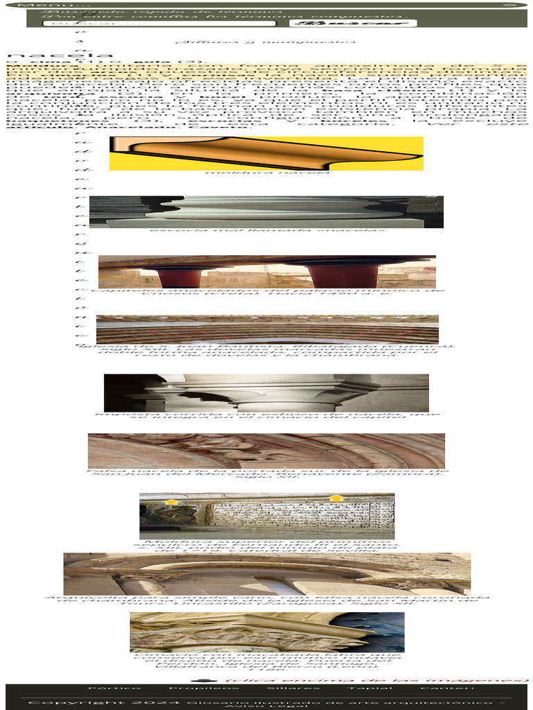 Nacela - Glosario Ilustrado de Arte Arquitectónico | PDF | Estilos ...