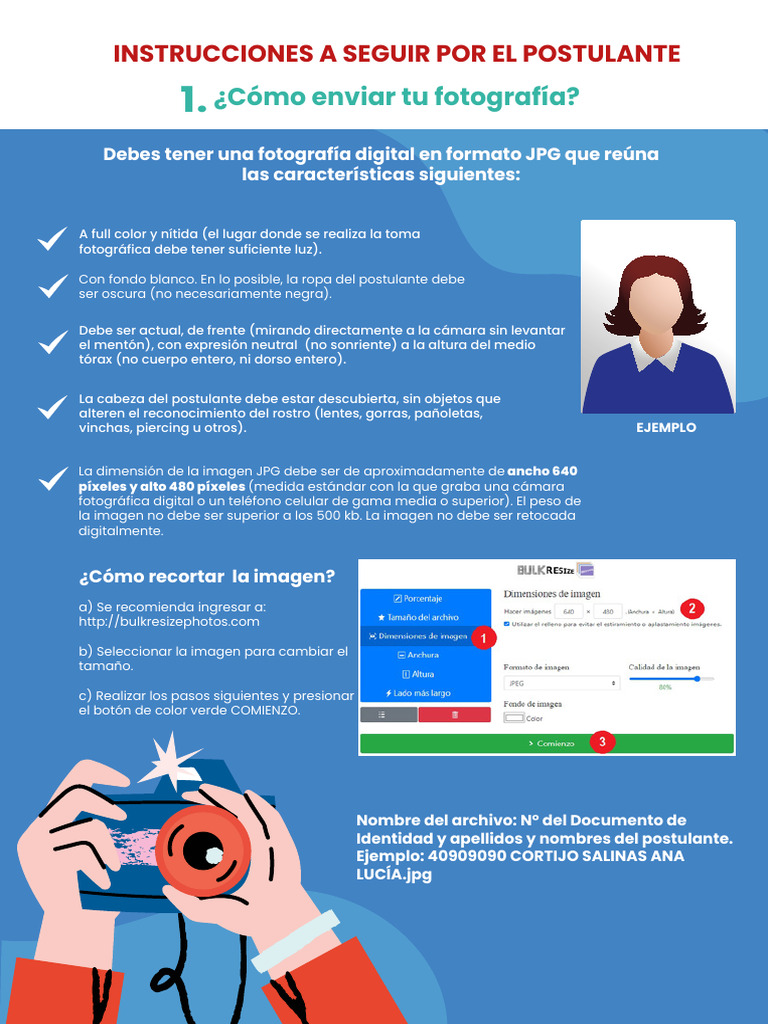 Instructivo Proceso de Admision 2023 II | PDF | Documento de identidad | Píxel