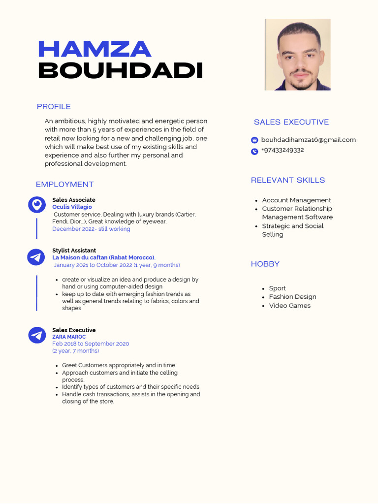 CV HB | PDF | Sales | Recruitment