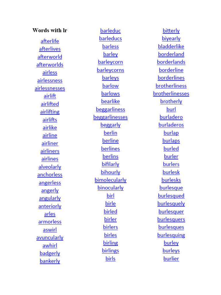 LR Words and Phrases | PDF