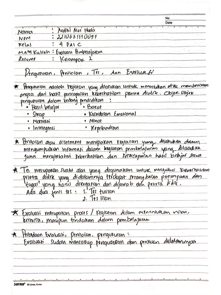 Ardhi Nur Huda - Resume Kel | PDF