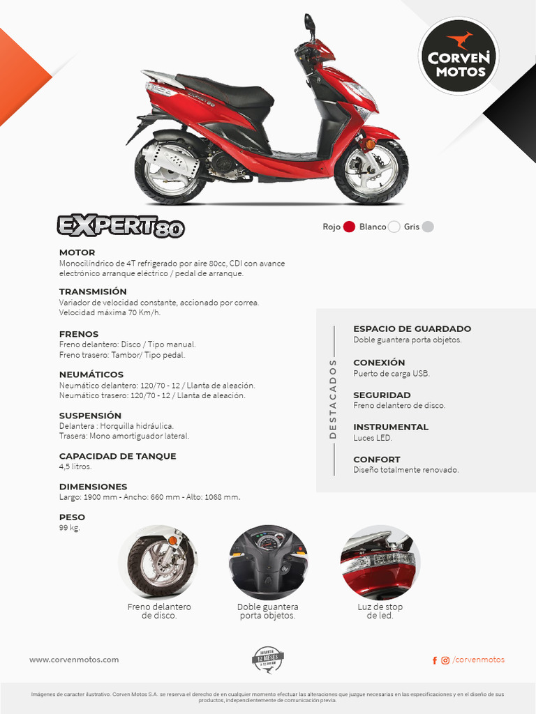 Expert 80 Print | PDF | Motocicleta | Vehículos de lujo
