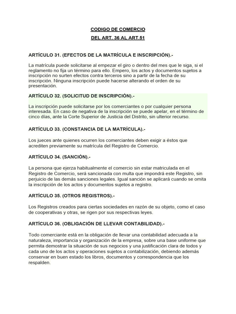 Codigo de Comercio | PDF | Contabilidad | Hoja de balance