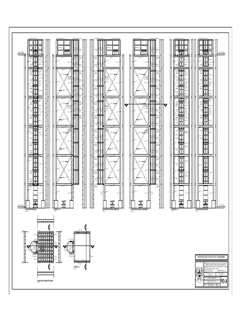 Detalle Tanque Elevado | PDF