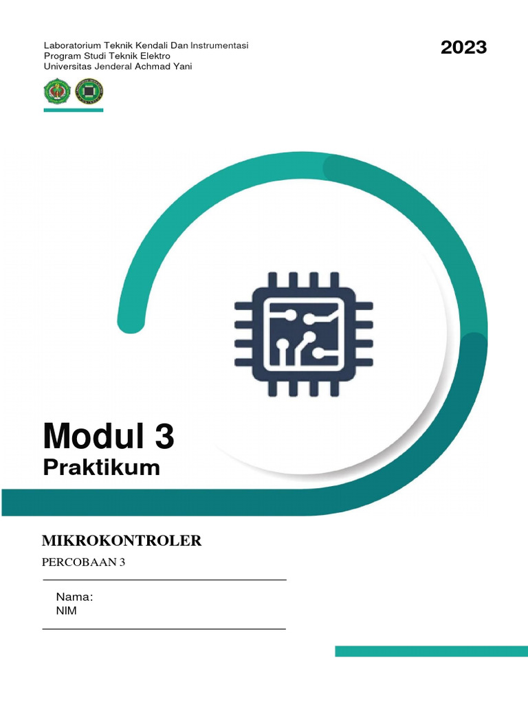 Modul 3 Praktikum Sistem Mikroprosessor Dan Mikrokontroller 2023 | PDF