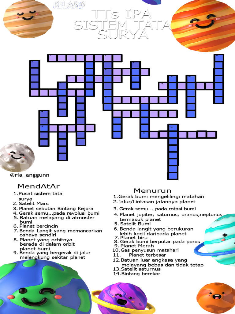 Tts Tata Surya Kelas 6 Pdf
