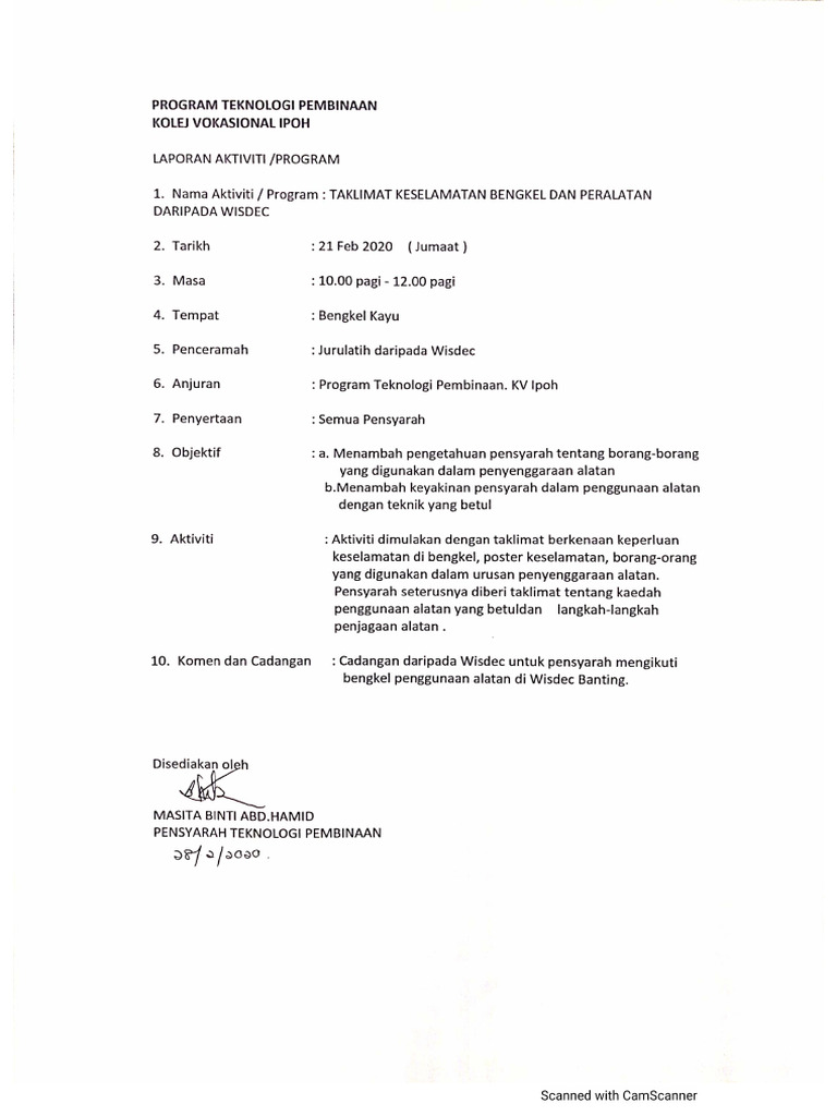 Laporan WISDEC | PDF