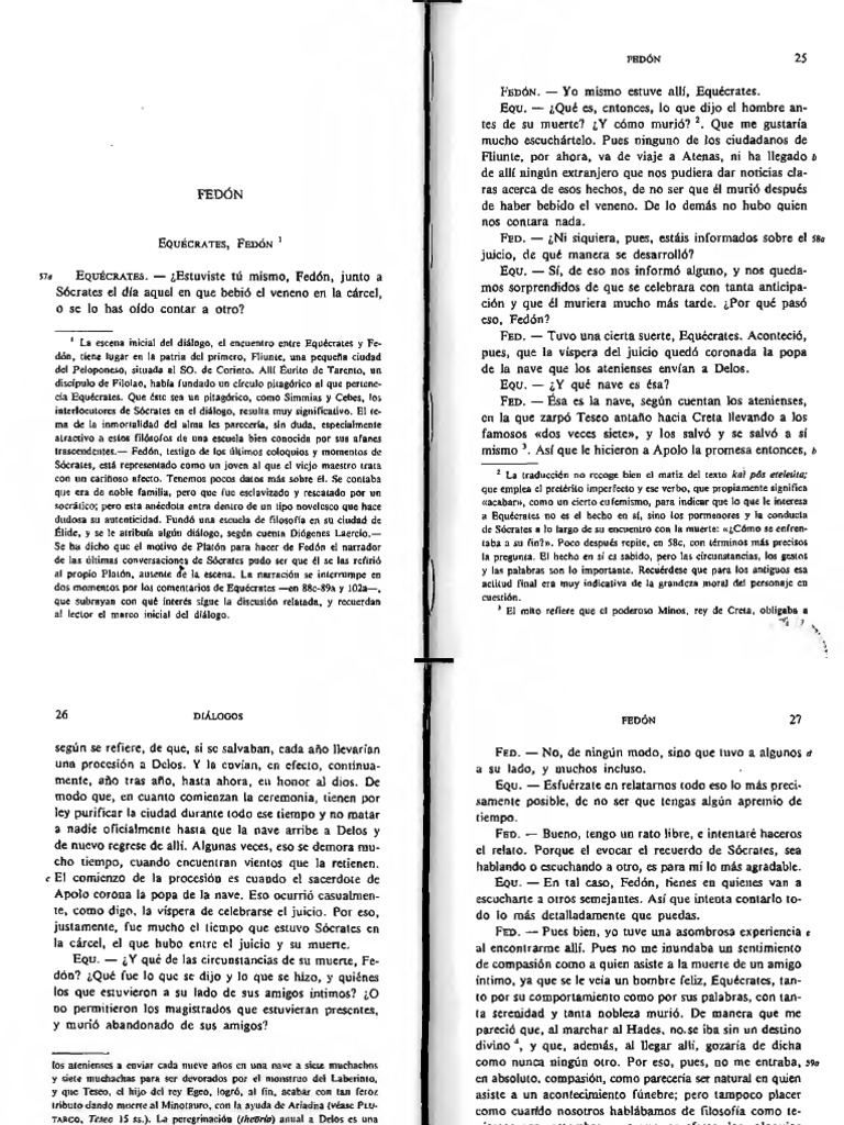 Platón - Fedón | PDF