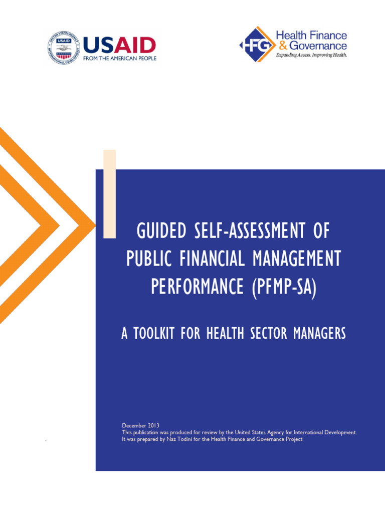 01 Guided Self Assessment of Public Financial Management Performance ...