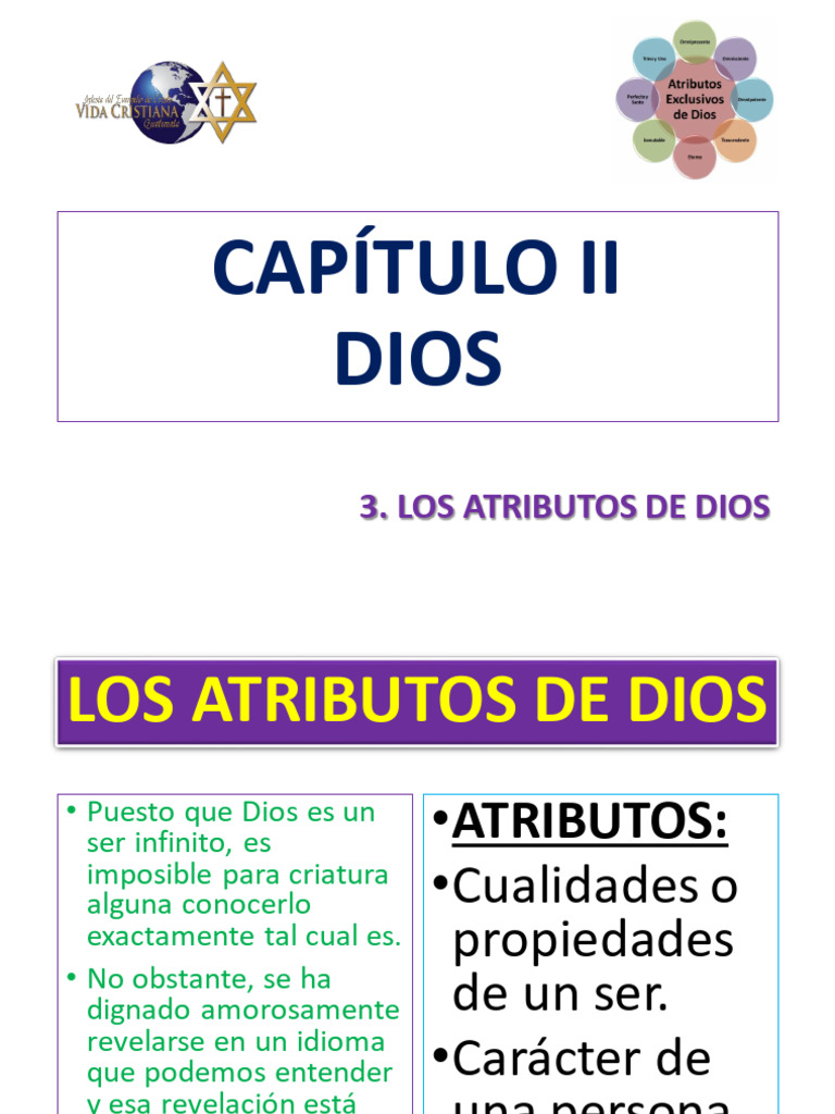 Clase 4 Los Atributos de Dios | PDF | Dios | Amor