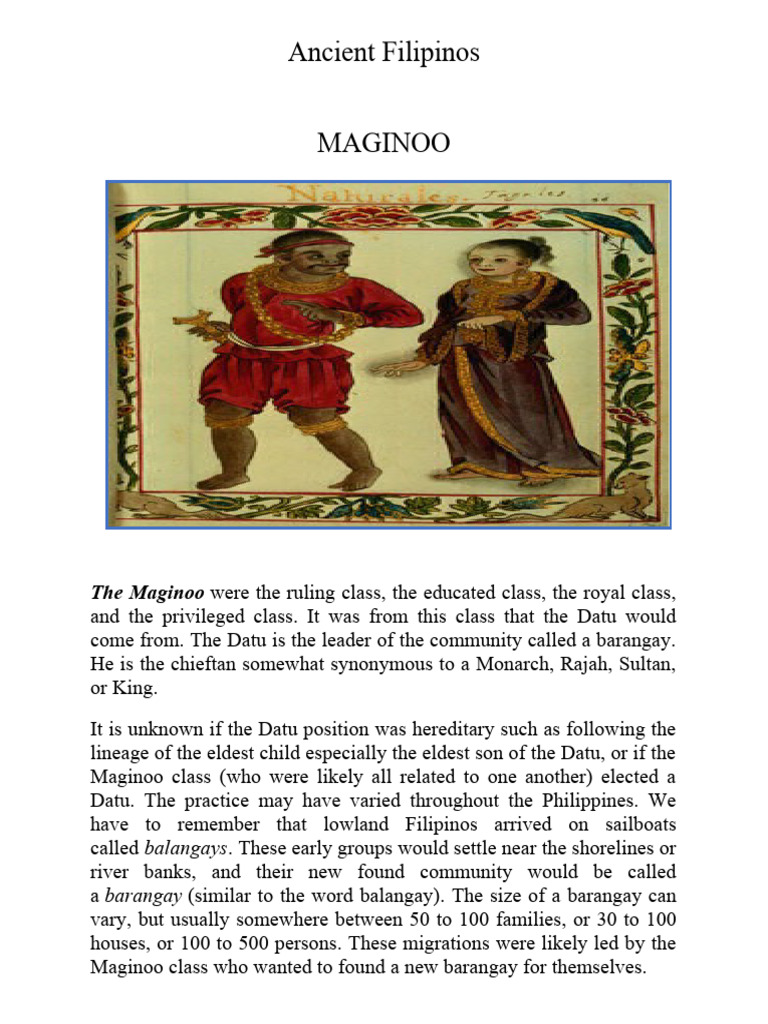 Ancient Filipinos | PDF | Philippines