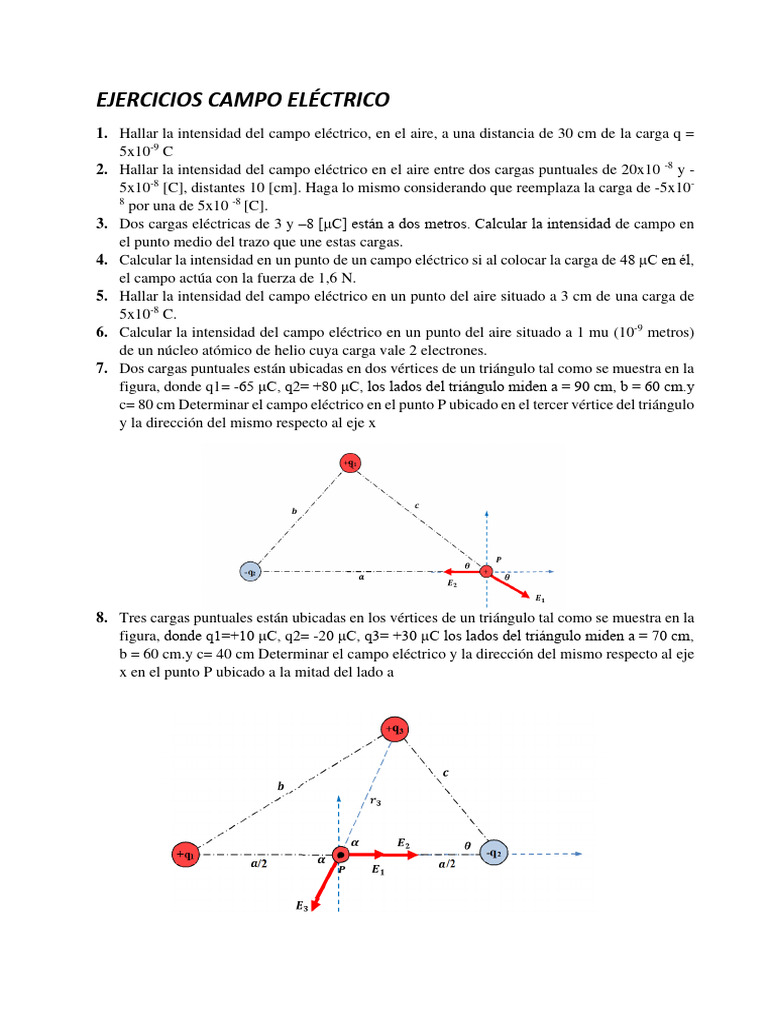 Campo Electrico | PDF