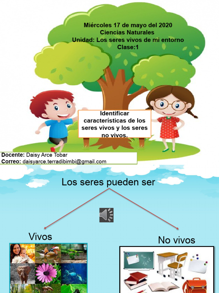 Los Seres Vivos y No Vivos | PDF