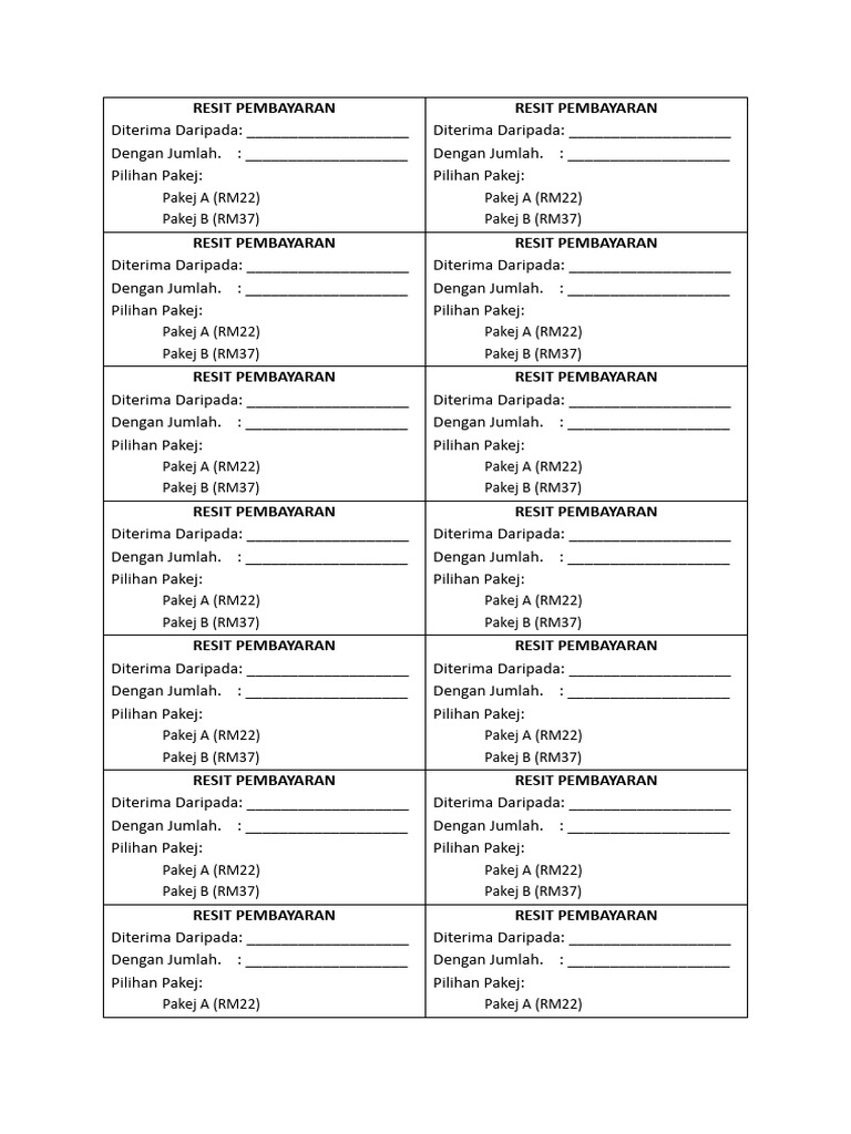 Resit Pembayaran | PDF