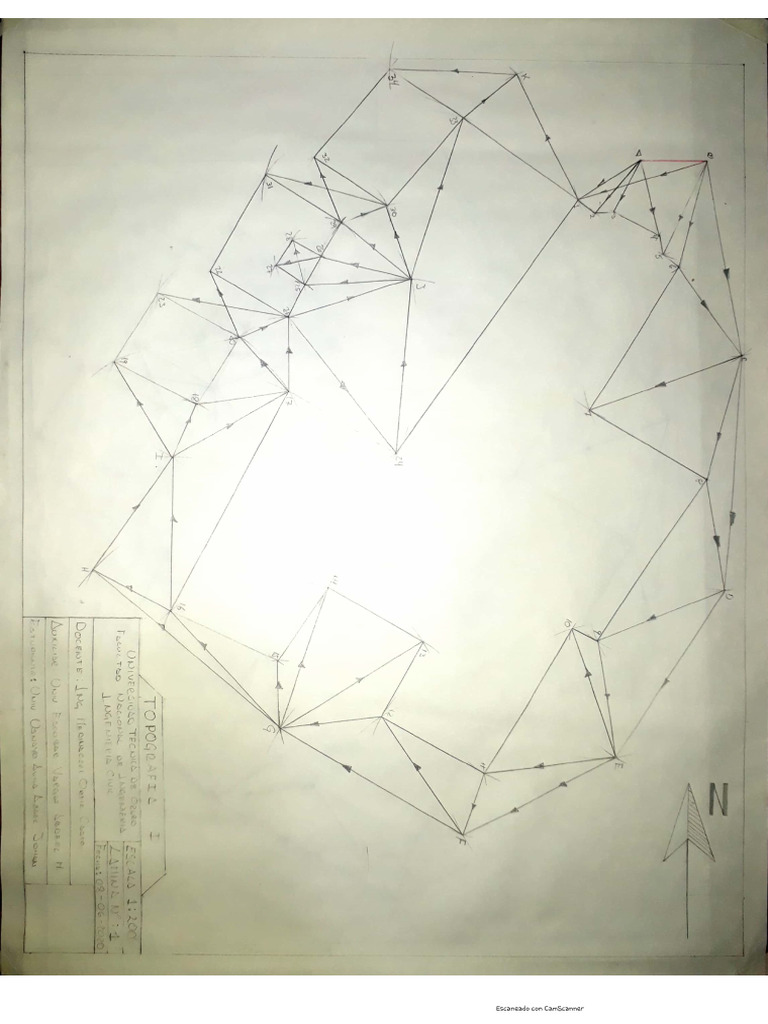 Plano en Borrador Azael Johan Usnayo Avila | PDF