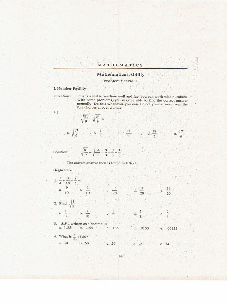 Mathematics 2 - Practice Test | PDF