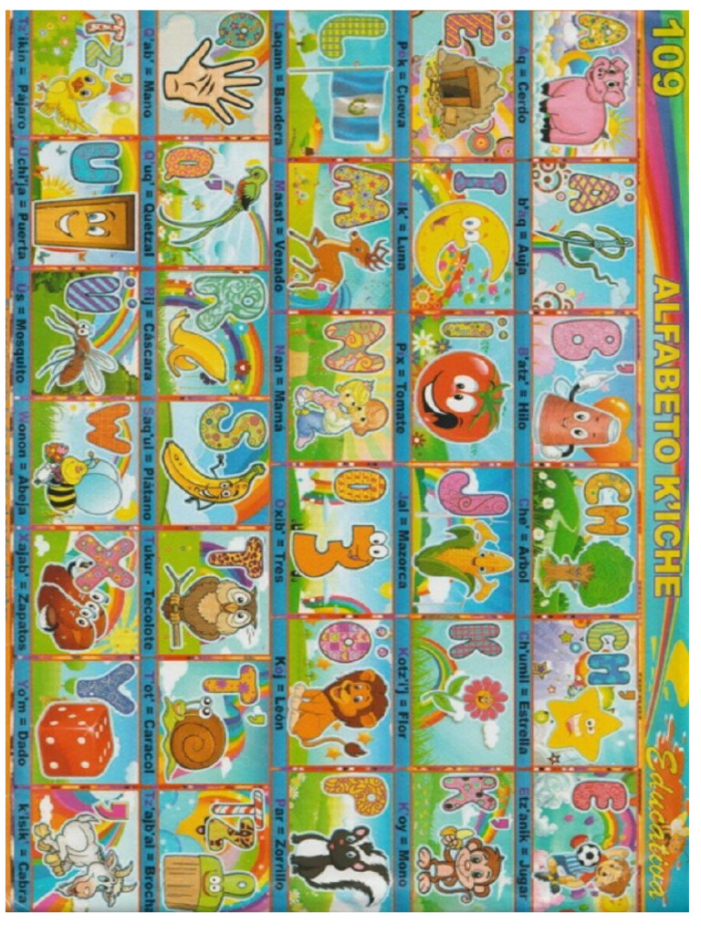 Alfabeto Kiche Ilustrado | PDF
