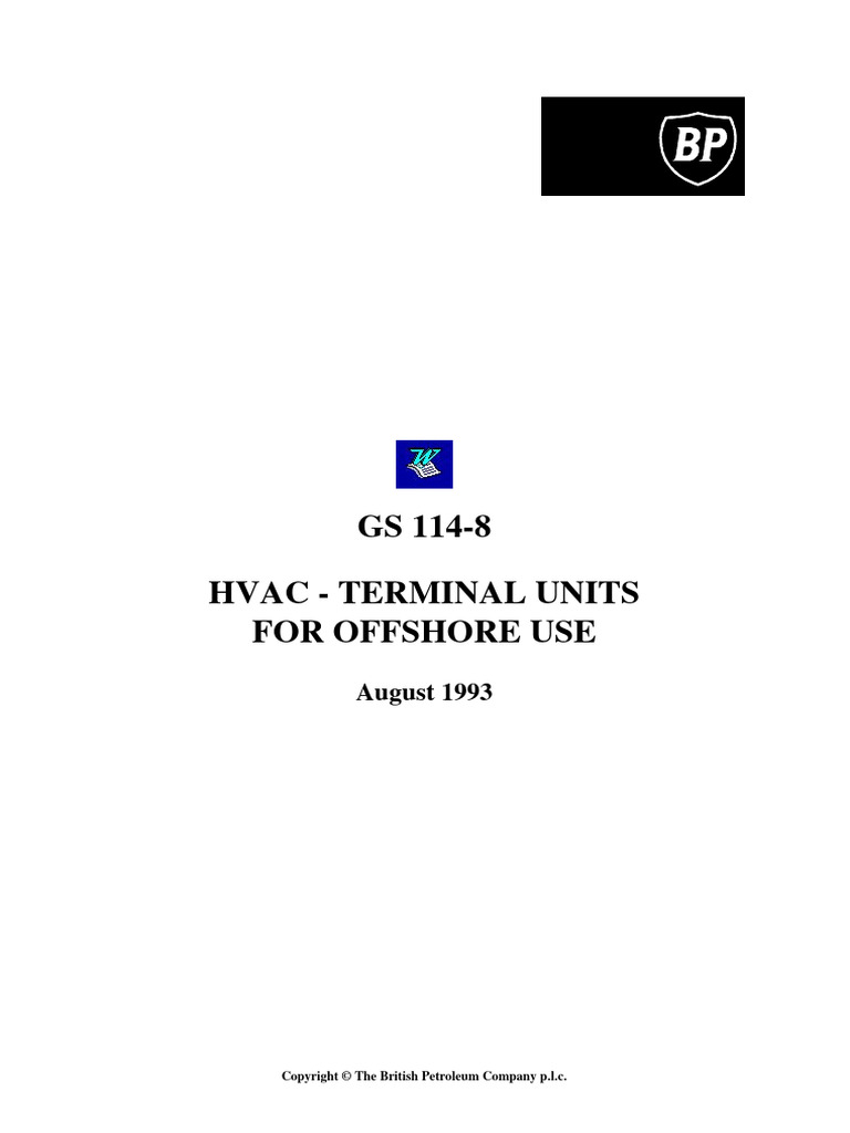 GS114-8 HVAC - Terminal Units For Offshore Use | PDF | Specification ...
